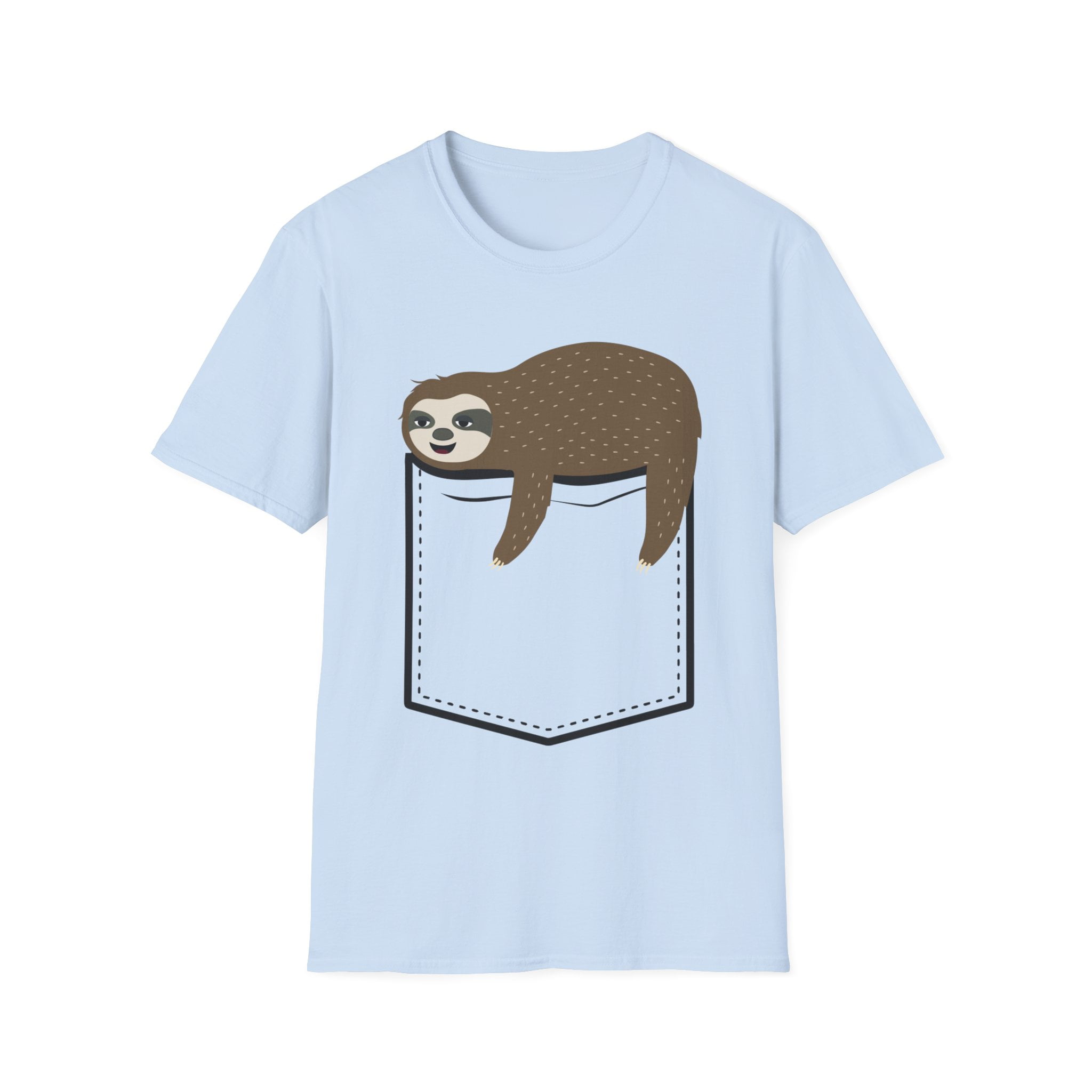 Humorous Sloths Laziness Sarcastic Pocket Illustration Gag Hilarious ...
