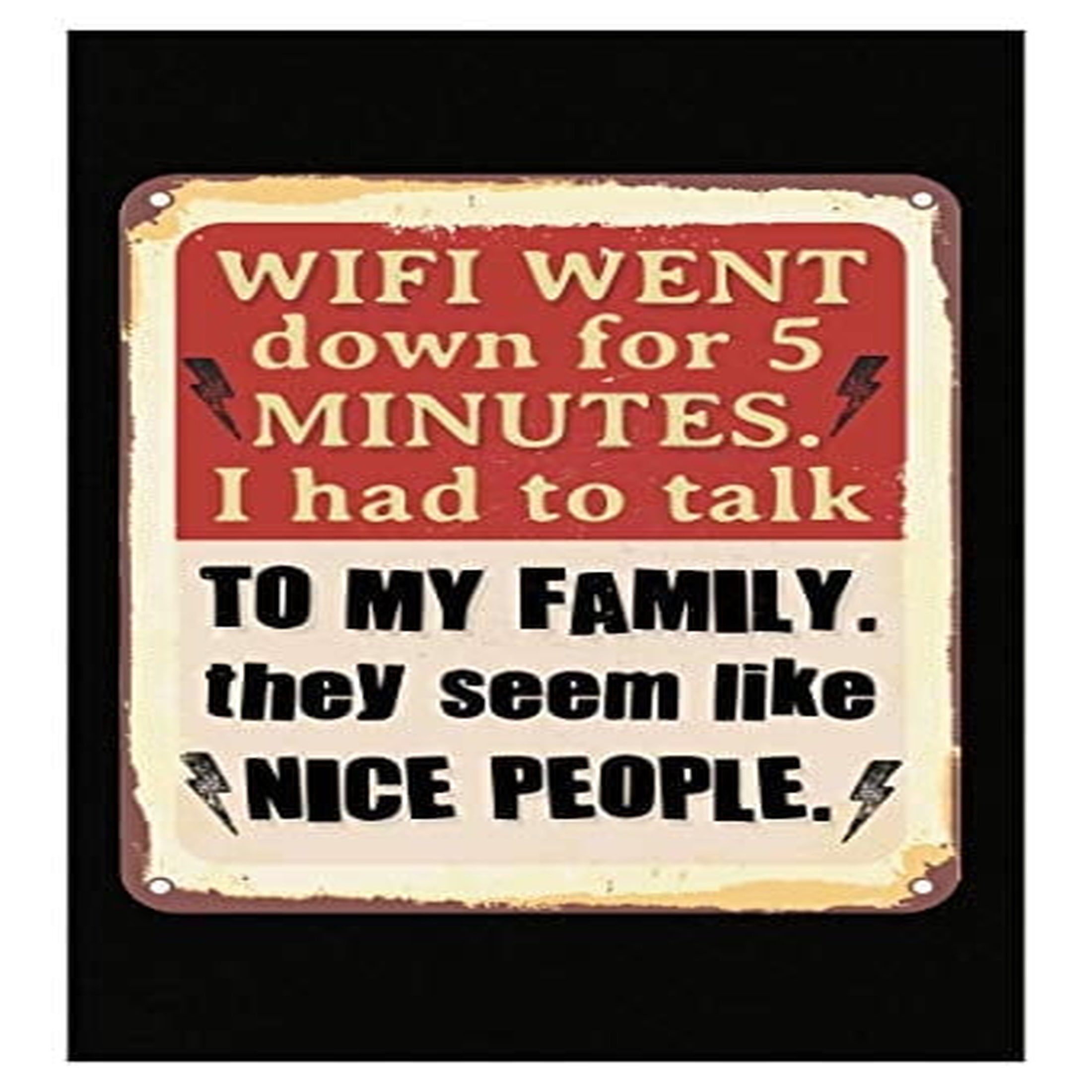 Humorous WiFi Poster - Wall Decor Gift - Walmart.com