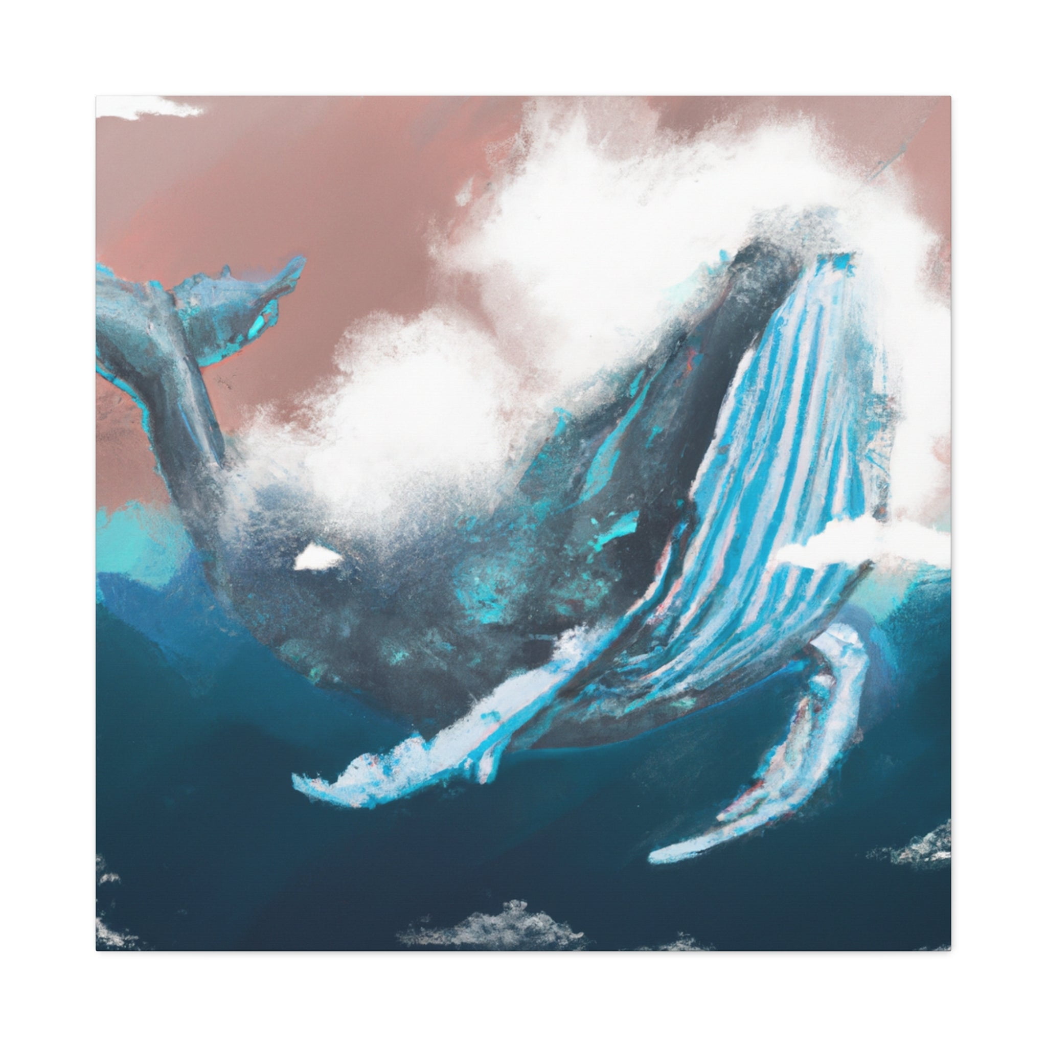 Humpback Whale Collage - Canvas - Walmart.com