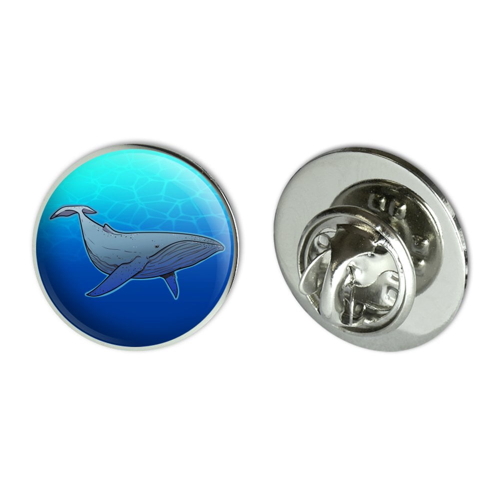 Humpback Whale Metal 0.75" Lapel Hat Pin Tie Tack Pinback - Walmart.com