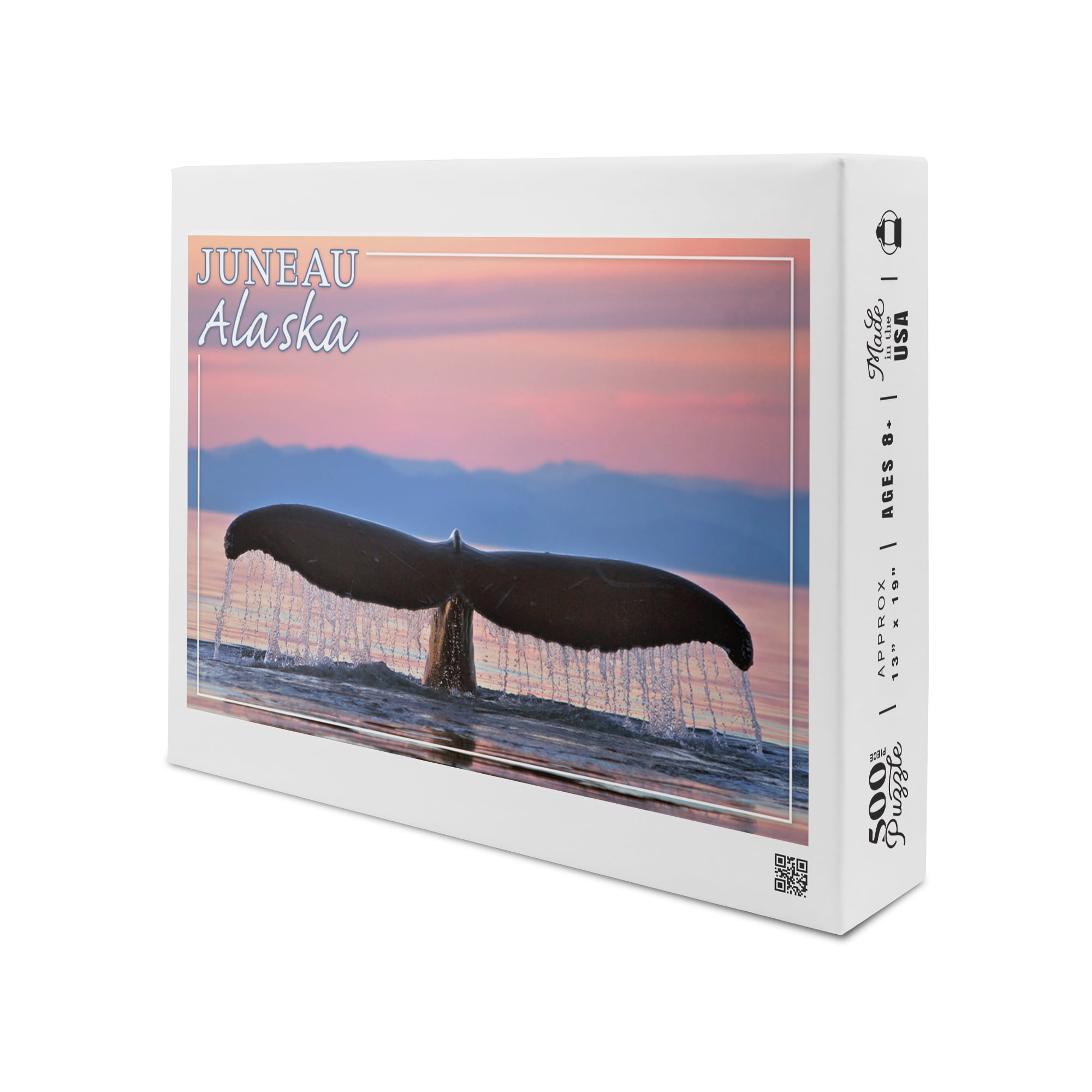 Humpback Whale and Sunset, Juneau, Alaska (19x27 inches, Premium 500 ...