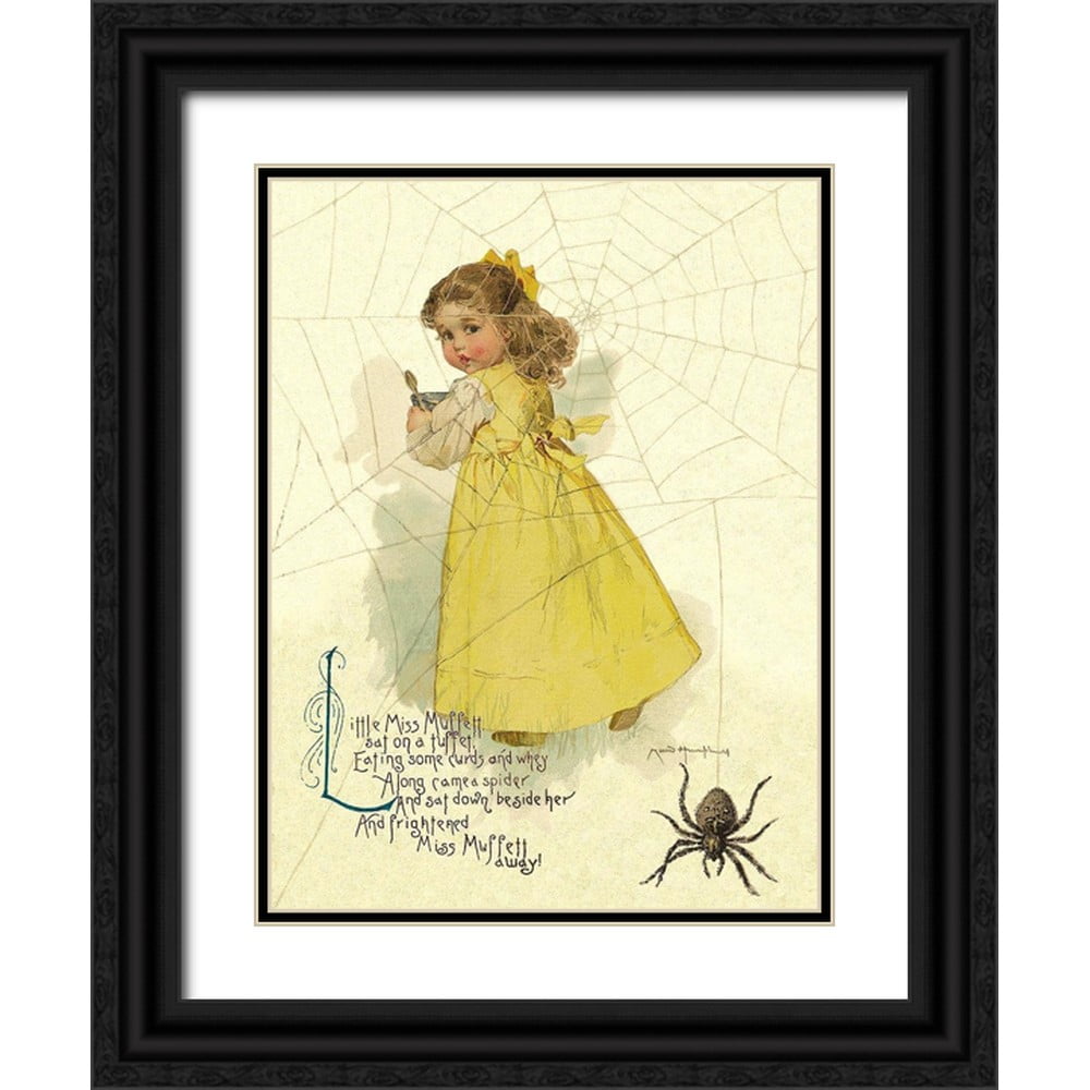 Humphrey, Maud 12x14 Black Ornate Wood Framed with Double Matting ...