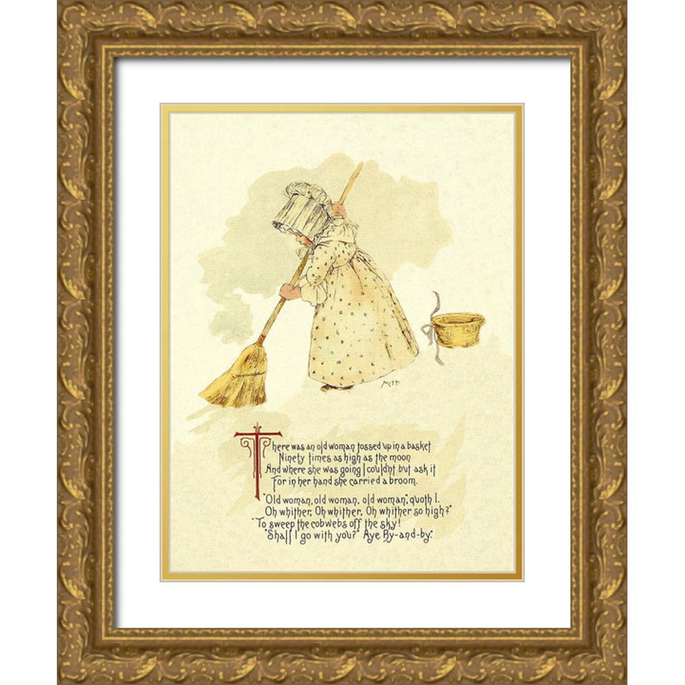 Humphrey, Maud 15x18 Gold Ornate Wood Framed with Double Matting Museum ...