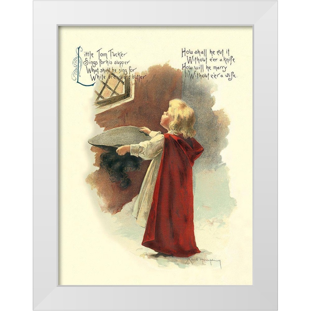 Humphrey, Maud 15x18 White Modern Wood Framed Museum Art Print Titled ...
