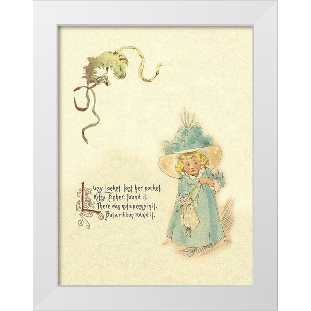 Humphrey, Maud 15x18 White Modern Wood Framed Museum Art Print Titled ...