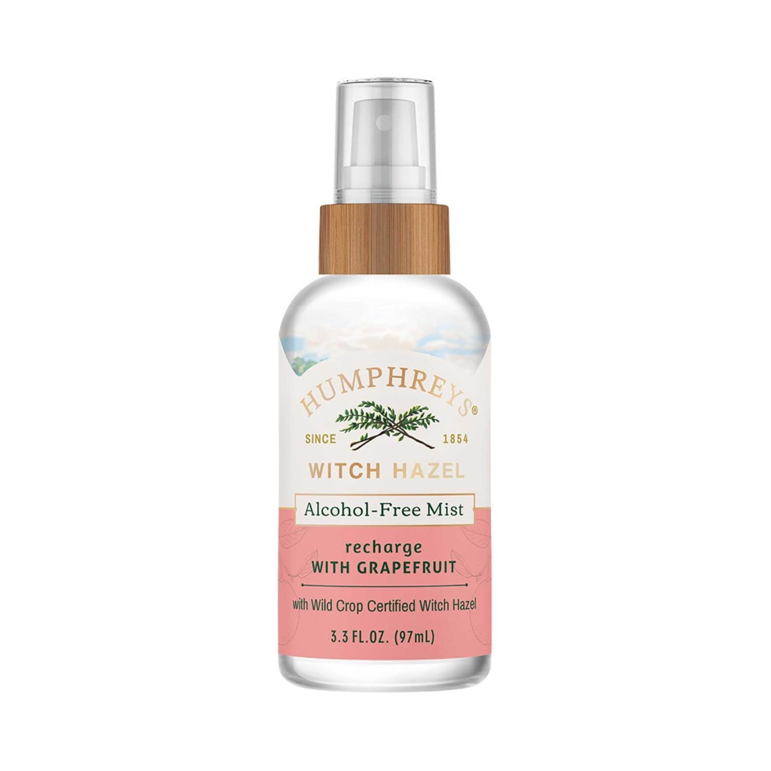Humphreys Witch Hazel Alcohol-Free Toner Mist Grapefruit - 3.3 fl oz ...