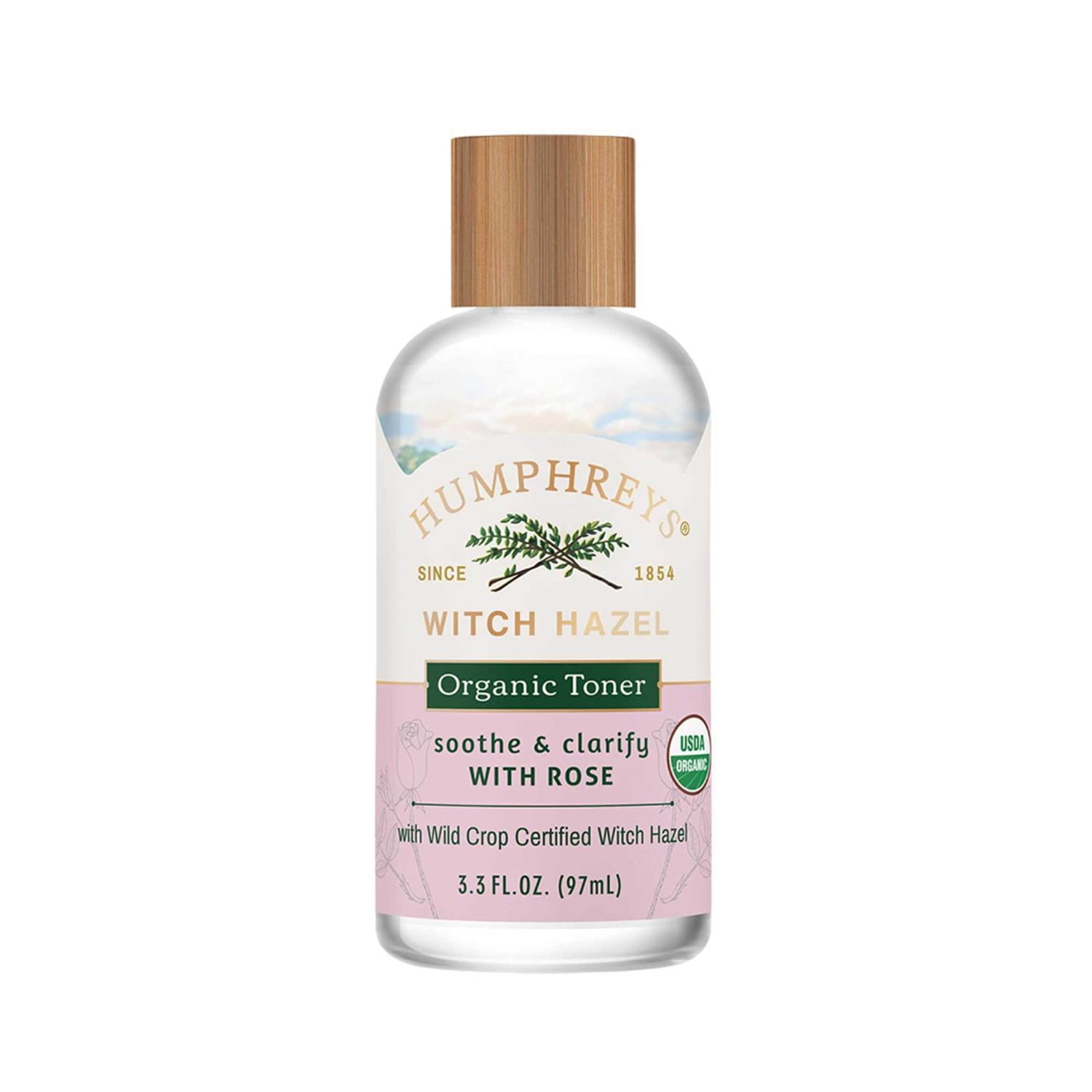 Humphreys Witch Hazel Organic Toner Rose - 3.3 fl oz,Pack of 3 ...