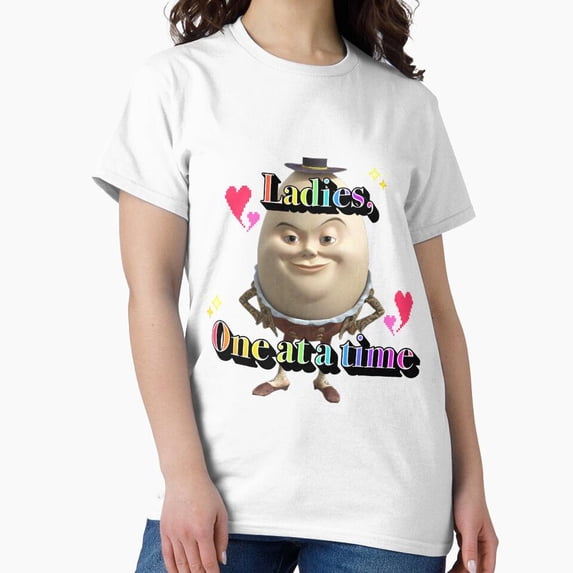 Humpty Dumpty Is A Stud Funny Egg Character Fairy Tale T-Shirt ...