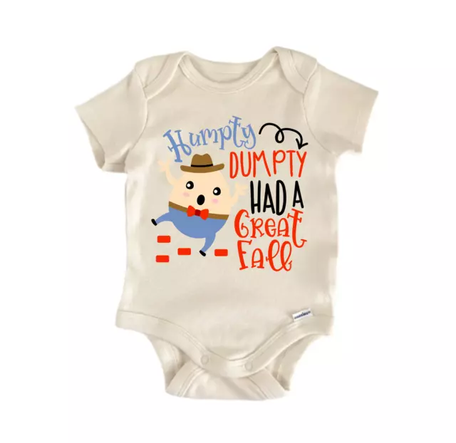 Humpty Dumpty Nursery Rhyme Baby Boy Girl Clothes Infant Bodysuit Cute ...