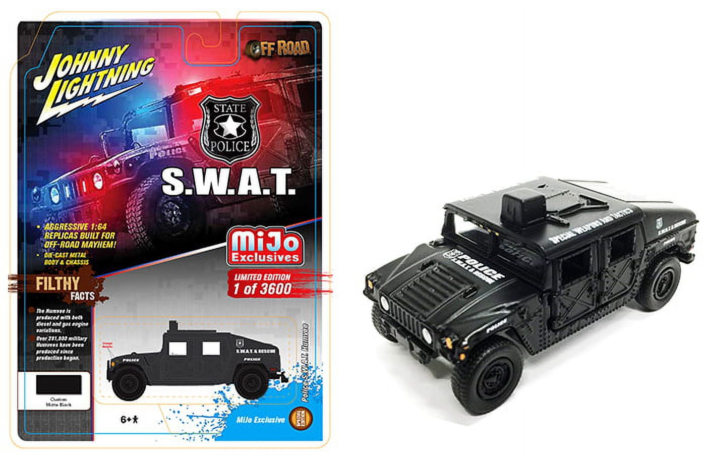 Humvee Police S.W.A.T. Matt Black "Off Road" Series Ltd Ed 3,600 pcs 1/ ...