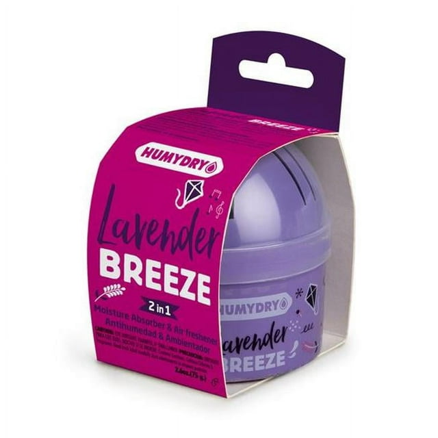 Humydry Mini 2.6oz Lavender Breeze - Small Dehumidifier and Air ...