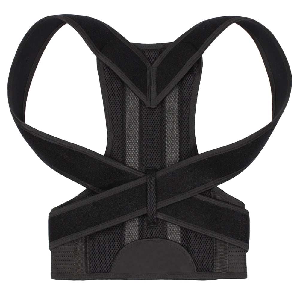 Hunchback Correction Belt Back Fixed Supporter Posture Trainer Black ...