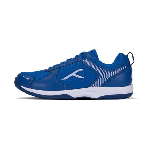 HUNDRED Court Star Men Badminton Sport Shoes (Non Marking) | Blue-White ...