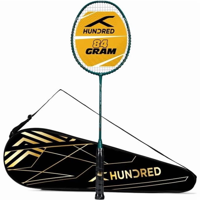 Hundred HBRX-3S064-1 Powertek 900 Full Graphite Badminton Racket with ...