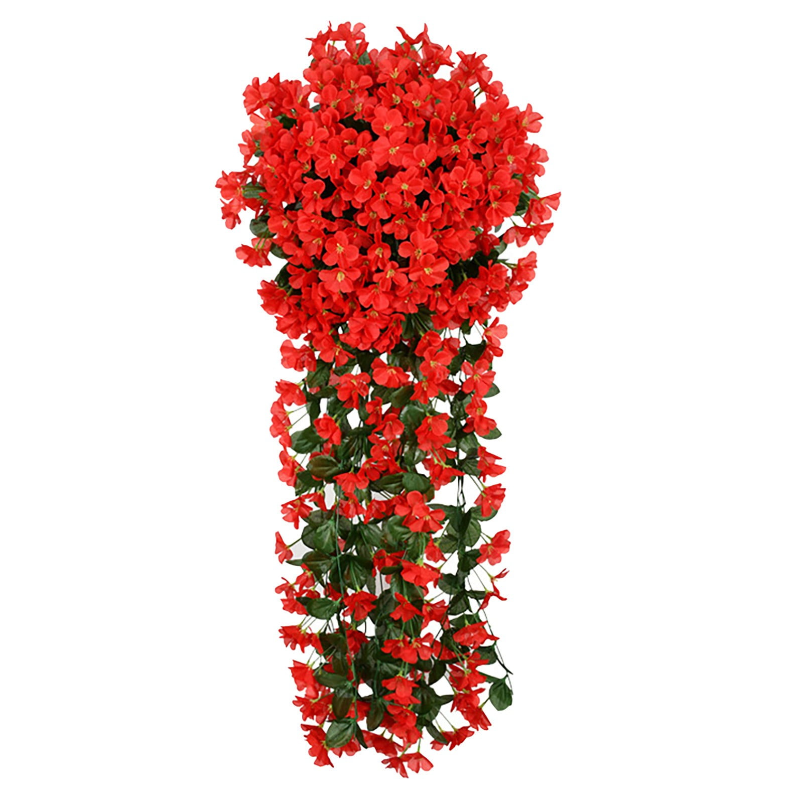 Hunei Artificial flowers Hanging Hanging Basket Bunch Violet Flower ...