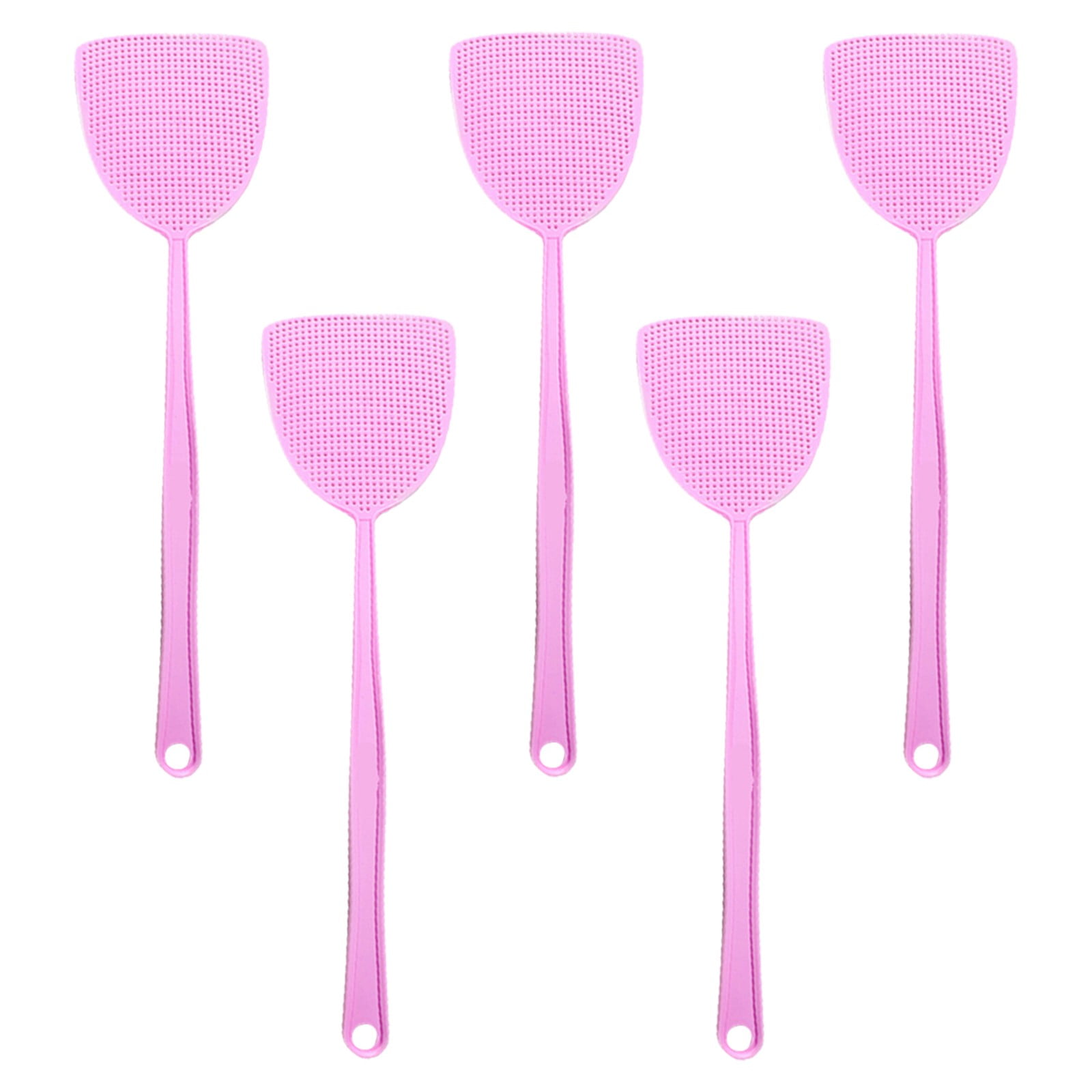 Hunei Fly Swatters Plastic 17.5'' Long Handle Fly Swatter Strong ...