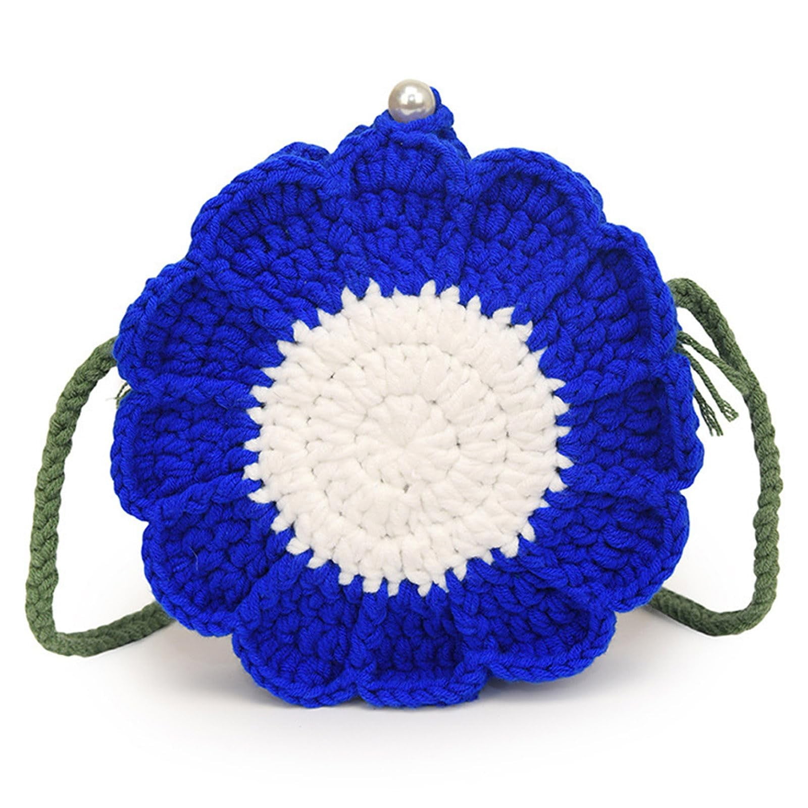 Hunei Handmade Cross-Body Bags Daisy Flower Crochet Bag Handmade ...