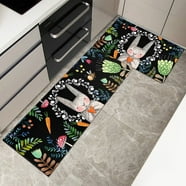 Kashi Home Kitchen Rug, Printed Area Rug, Durable Floor, Door Mat ...