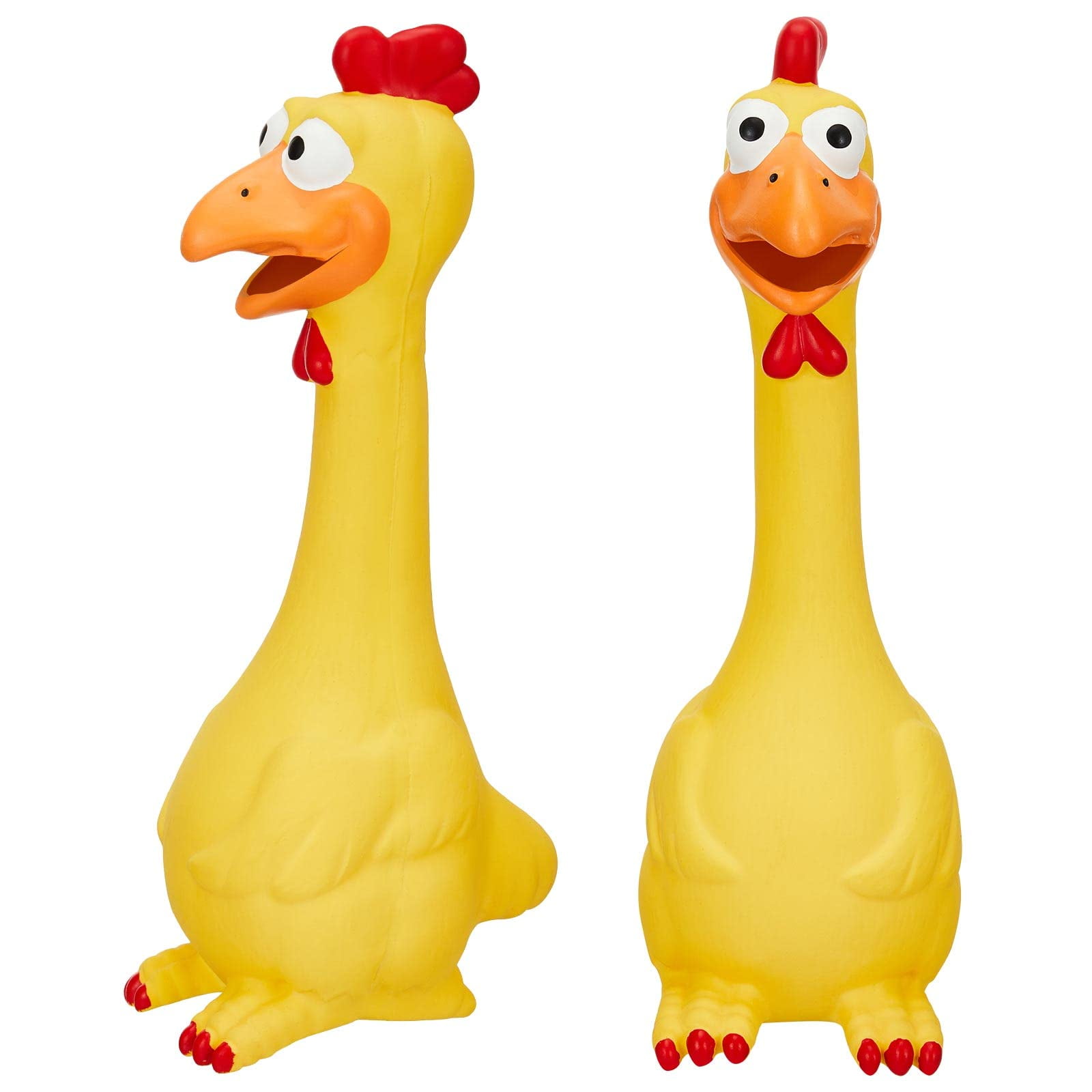 Squeaky Chicken Toy Horse - Latex Noise Maker For Equine Play & Anxiety ...