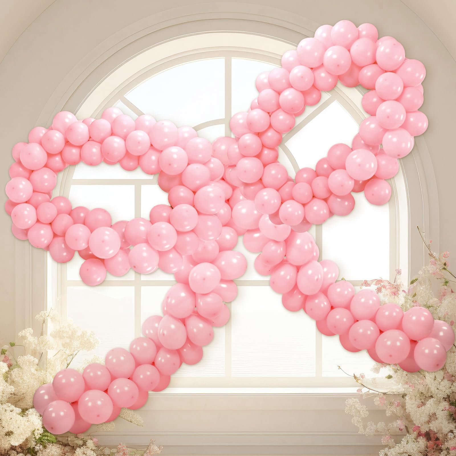 Hungdao 300 Pcs Giant IFF17 Bow Party Decorations Jumbo Bow Balloon ...