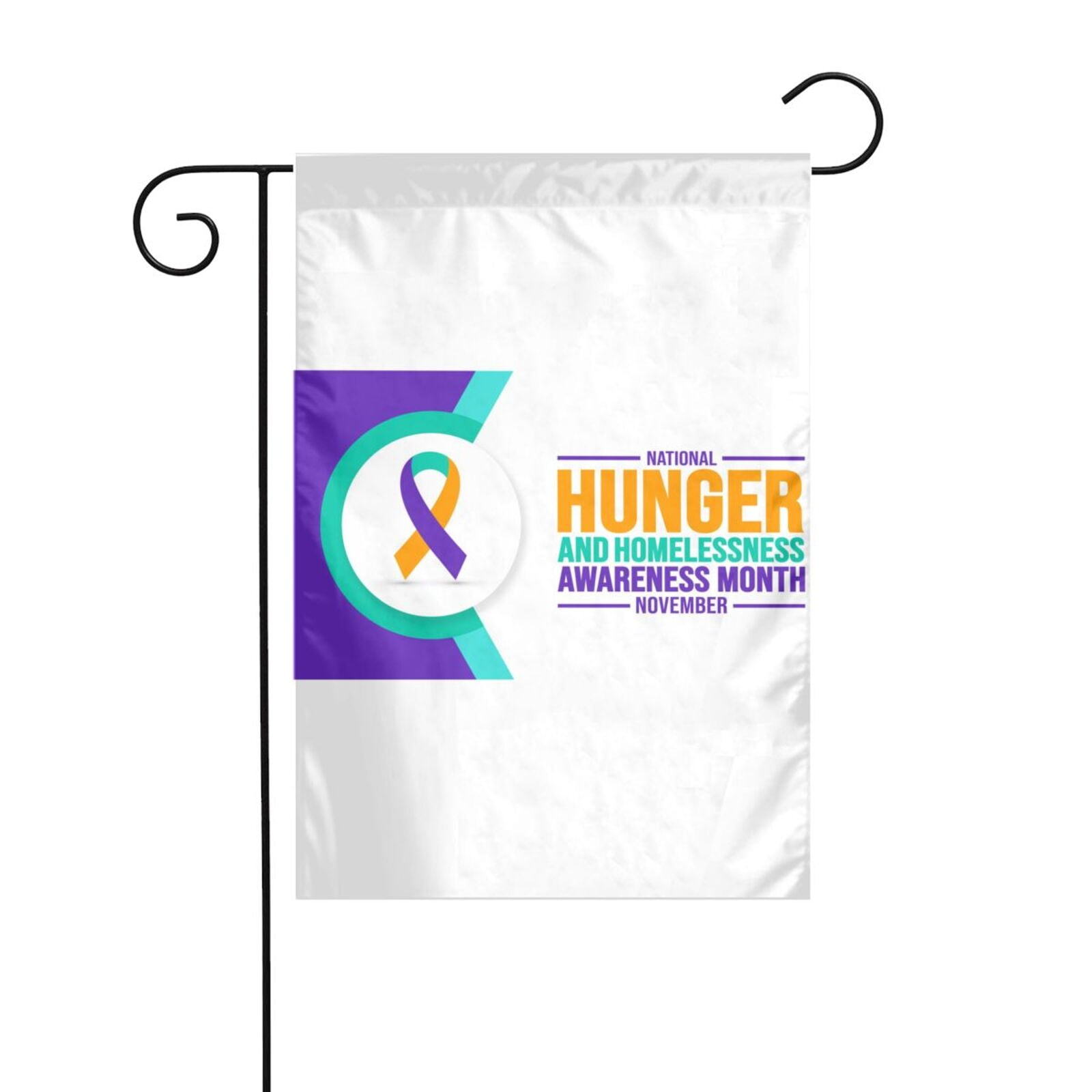Hunger And Homelessness Awareness Month Garden Flag Double Sided Yard ...