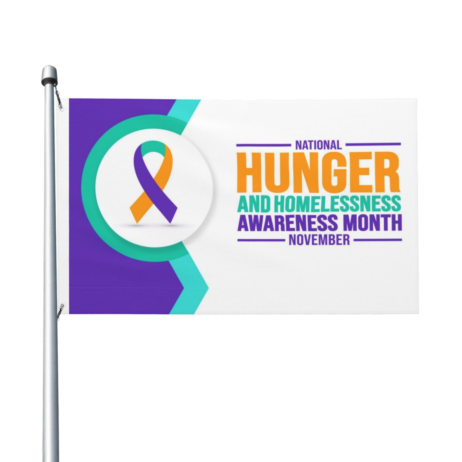 Hunger And Homelessness Awareness Month Garden Flags 3x5 Ft Decoration ...