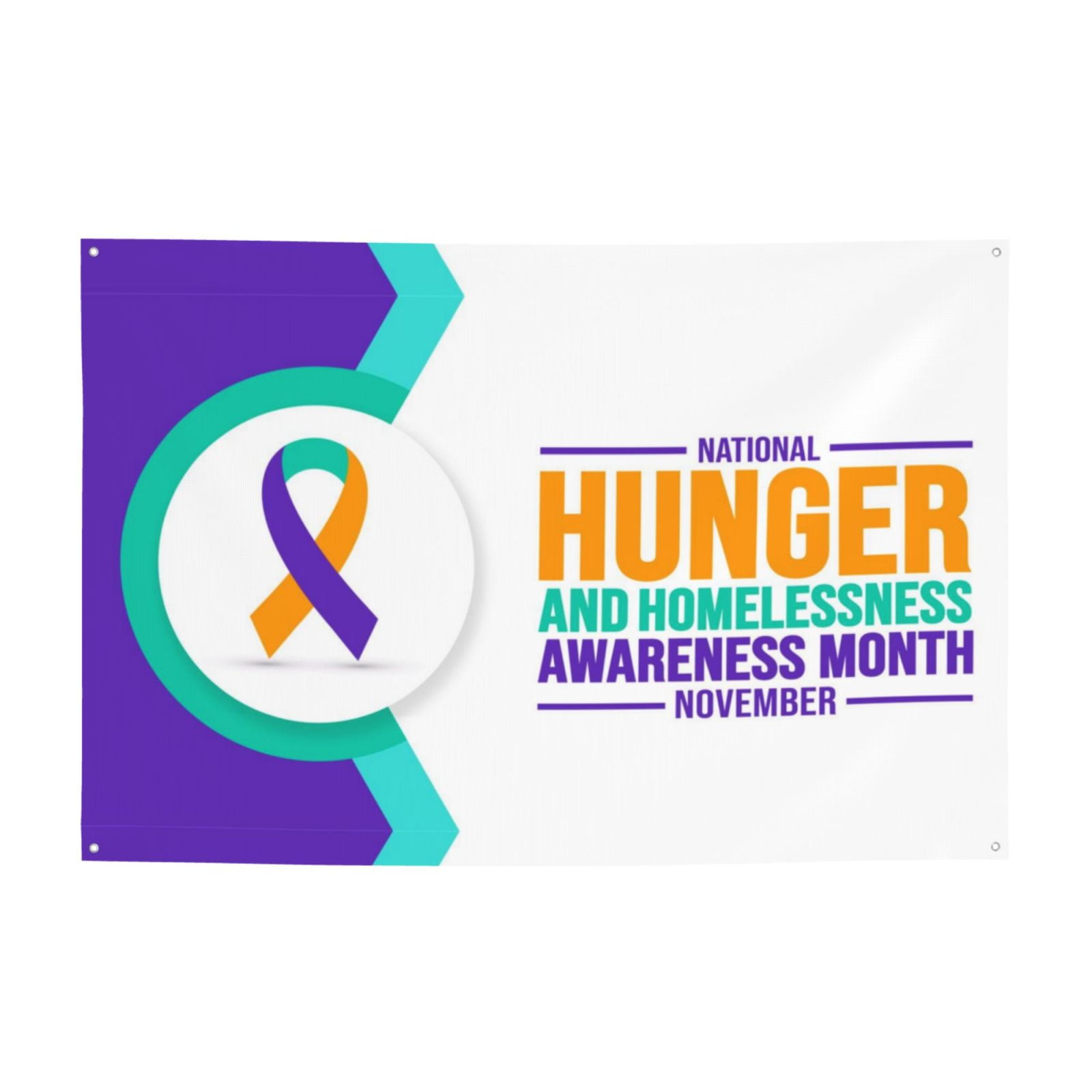 Hunger And Homelessness Awareness Month Large Banner Party Decorations ...