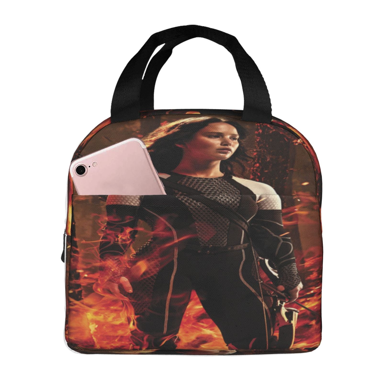 The Hunger Games Lunch Bag Kawaii Anime Reusable Cooler Bag Lunch Box ...