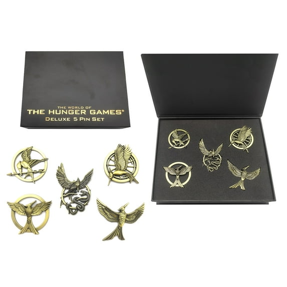 Hunger Games Deluxe 5 Pin Set Collection - Prop Replica - Walmart.com