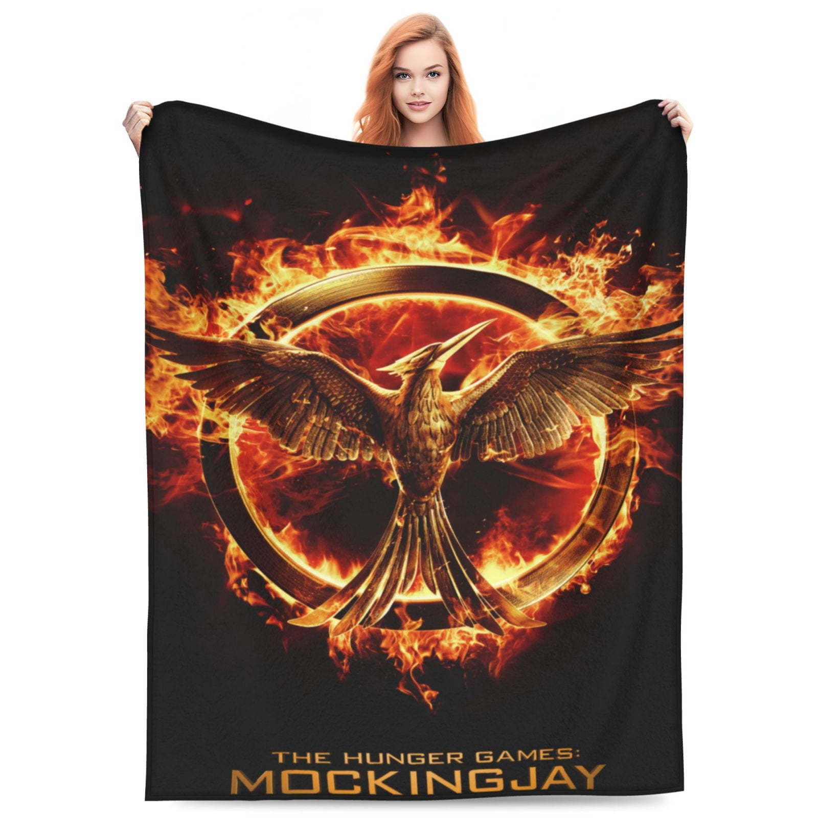 The Hunger Games Throw Blanket Ultra-Soft Cozy Flannel Fleece Picnic ...