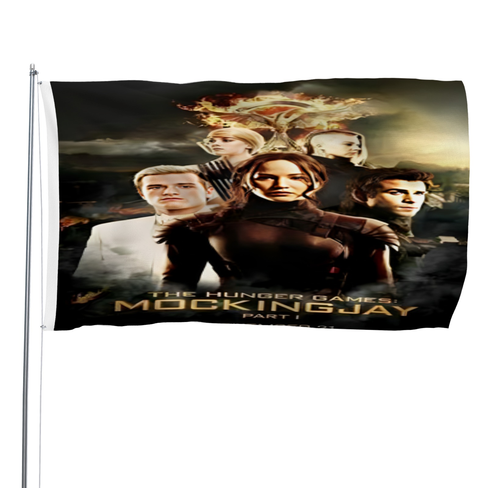 The Hunger Games flag perfect for outdoor decoration, can be hung ...
