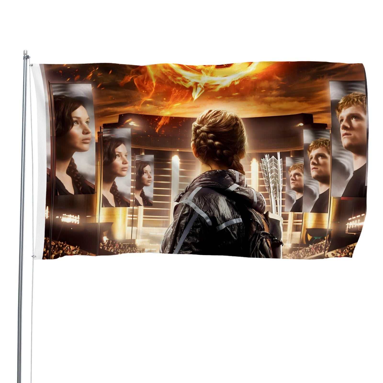 The Hunger Games-themed Printed Flag Perfect gift for fans, friends ...