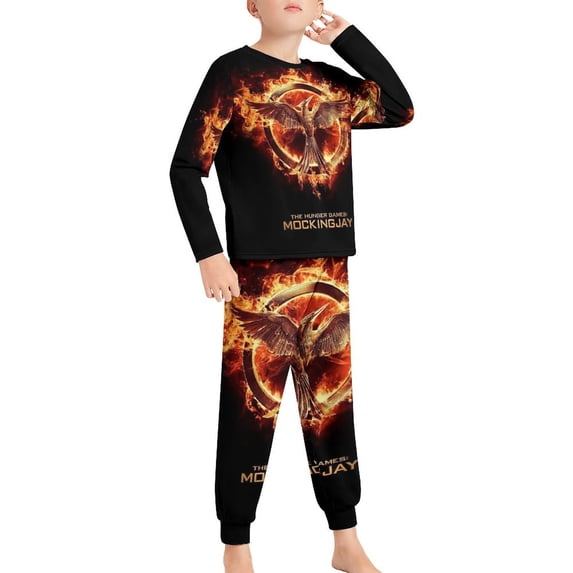 Hunger Movie Game Costumes T Shirt Set Crewneck Tee Shirt Pants Set ...