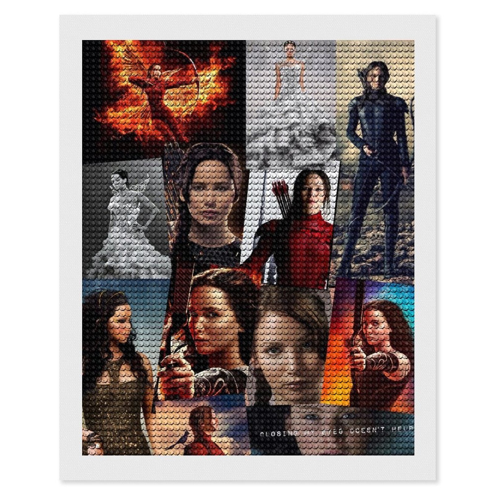 Hunger Movie Game Diamond Art Kits for Adults Kids,DIY 5D Round Full ...