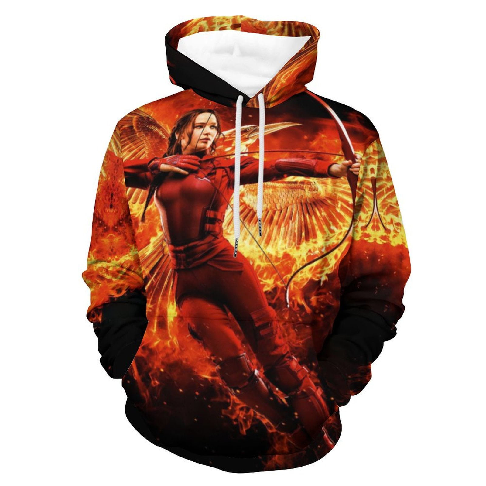 Hunger Movie Game Hoodie Costume Cosplay Sweatshirt Sweater 3D Novelty ...