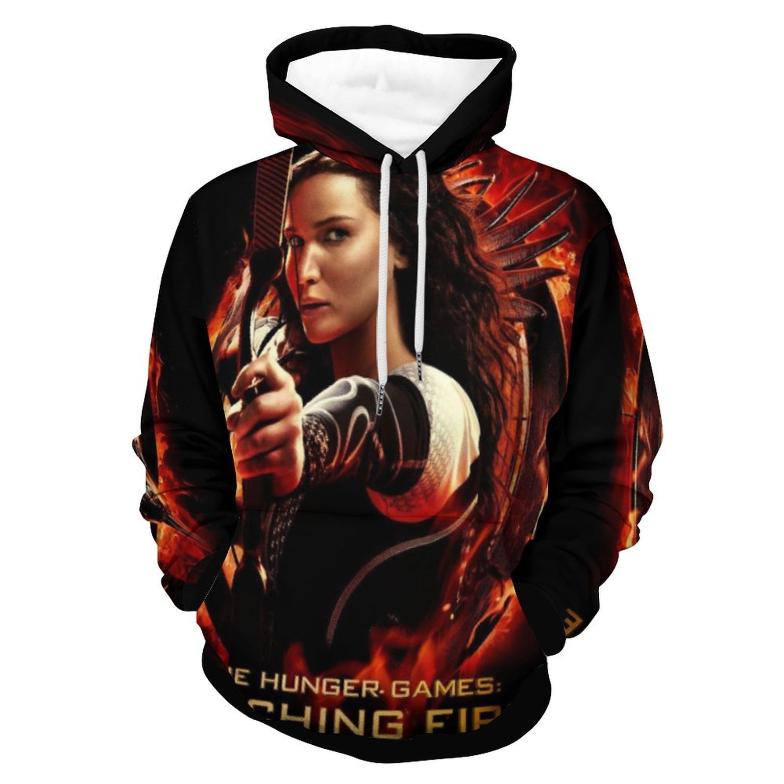 Hunger Movie Game Hoodie Costume Cosplay Sweatshirt Sweater 3D Novelty ...