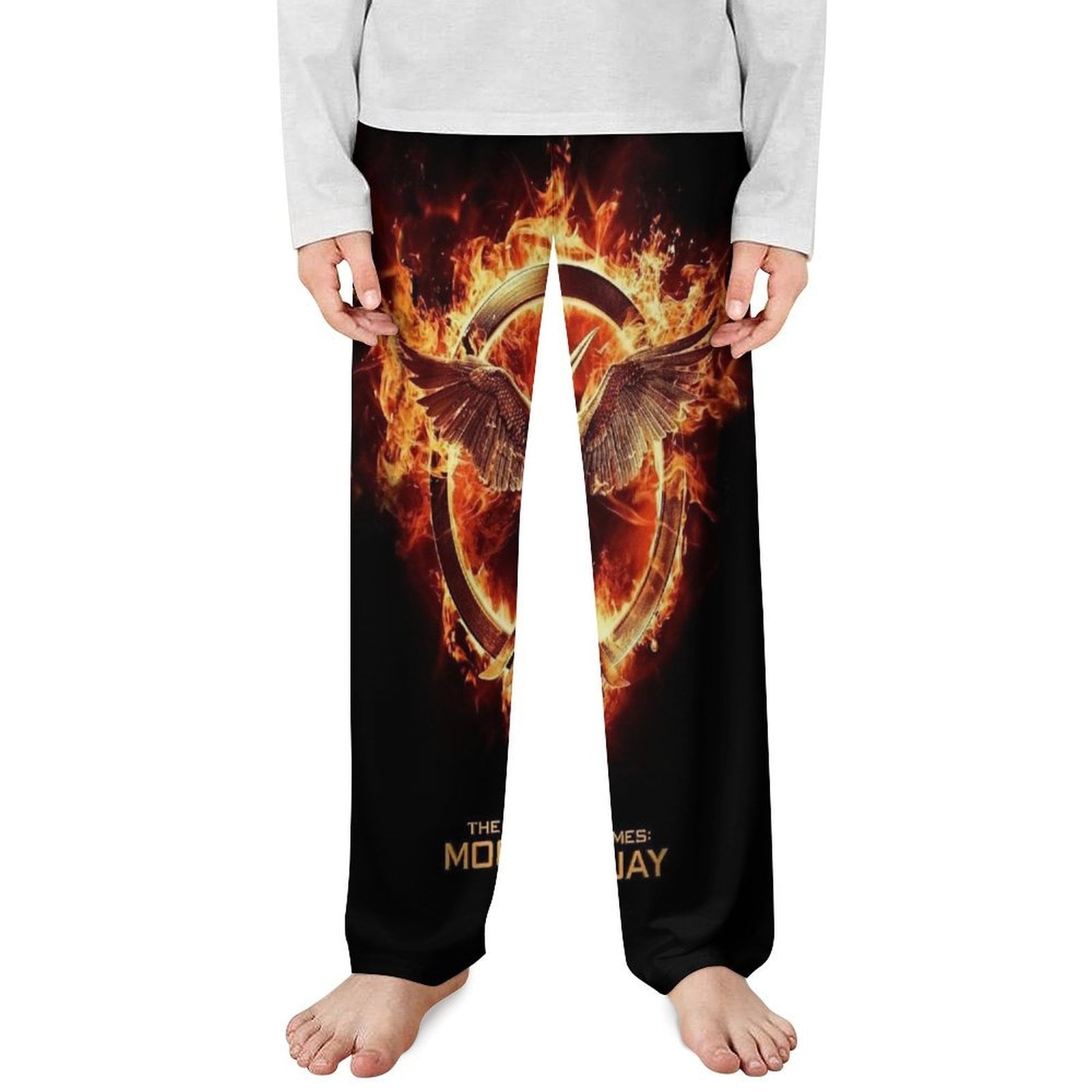 Hunger Movie Game Pajama Pants Cartoon Casual Lounge PJ Bottoms with ...