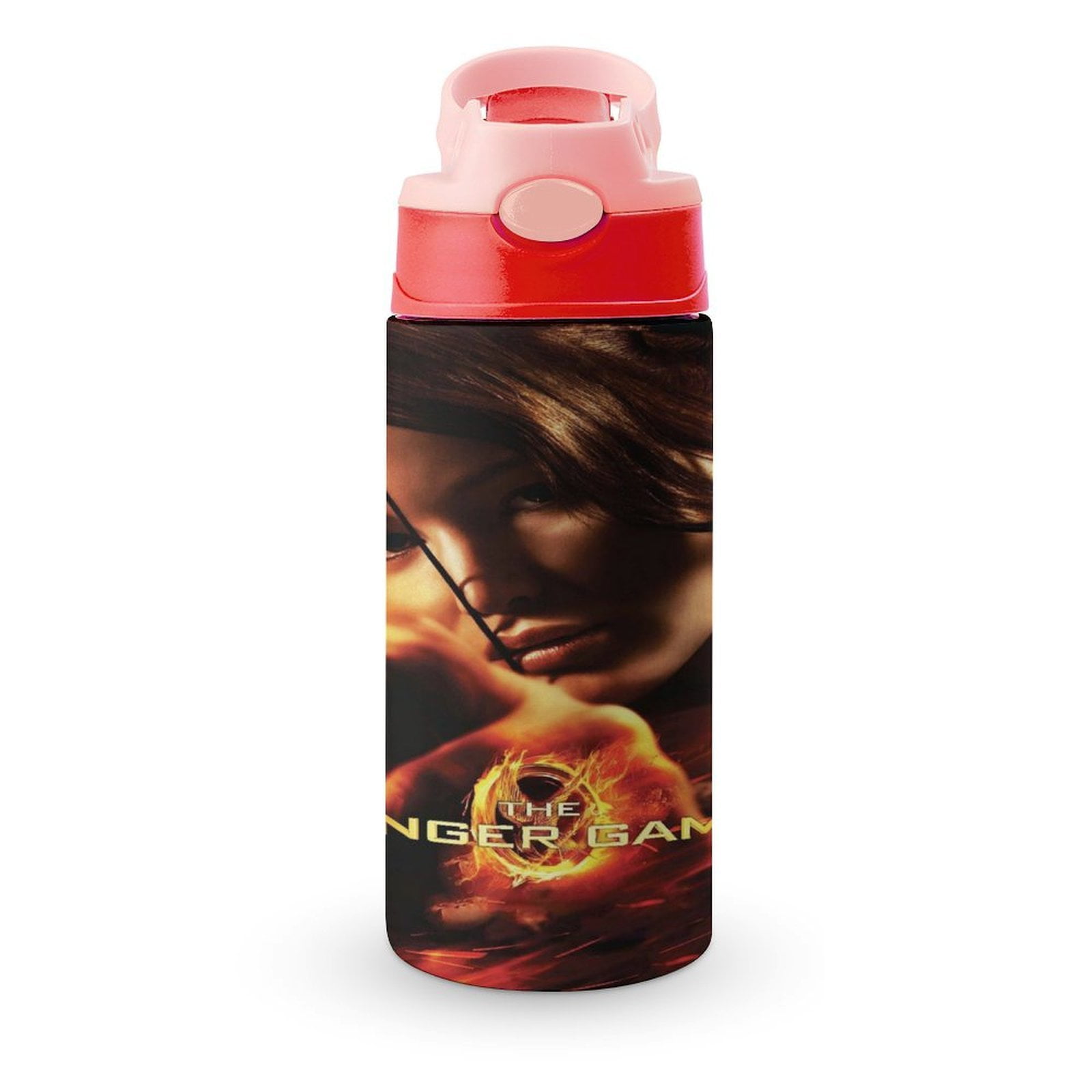Hunger Movie Game Water Bottle with Straw Lid Vacuum Insulated ...