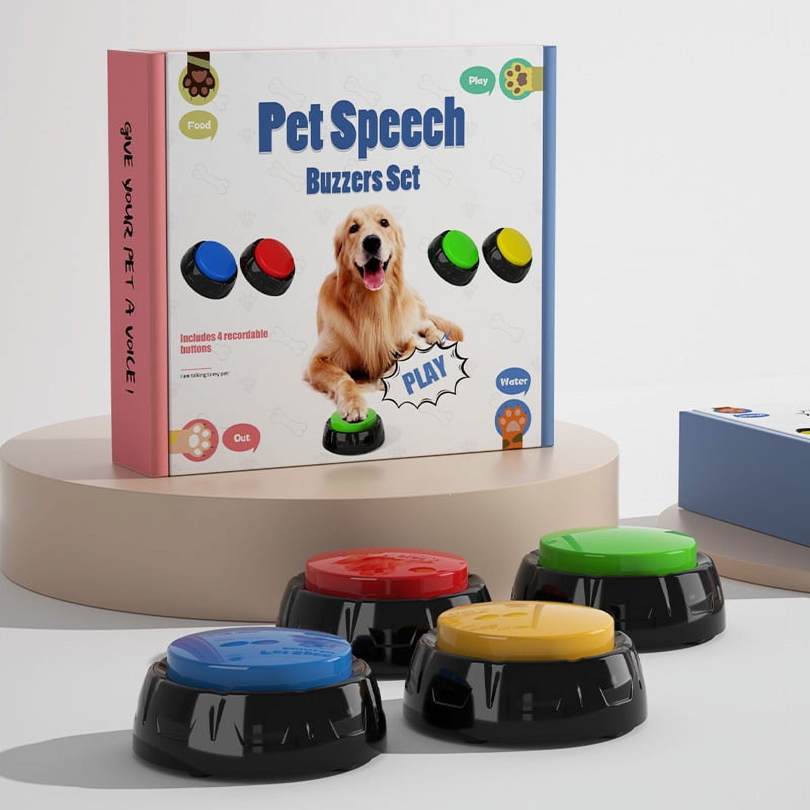 Hunger for Words Talking Pet Starter Set - 4 Piece Set Recordable ...