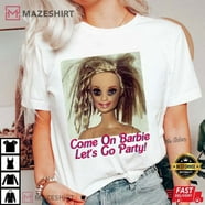 Barbie Kids Tees Clothing - Pink Glitter Logo Graphic T-Shirt for ...