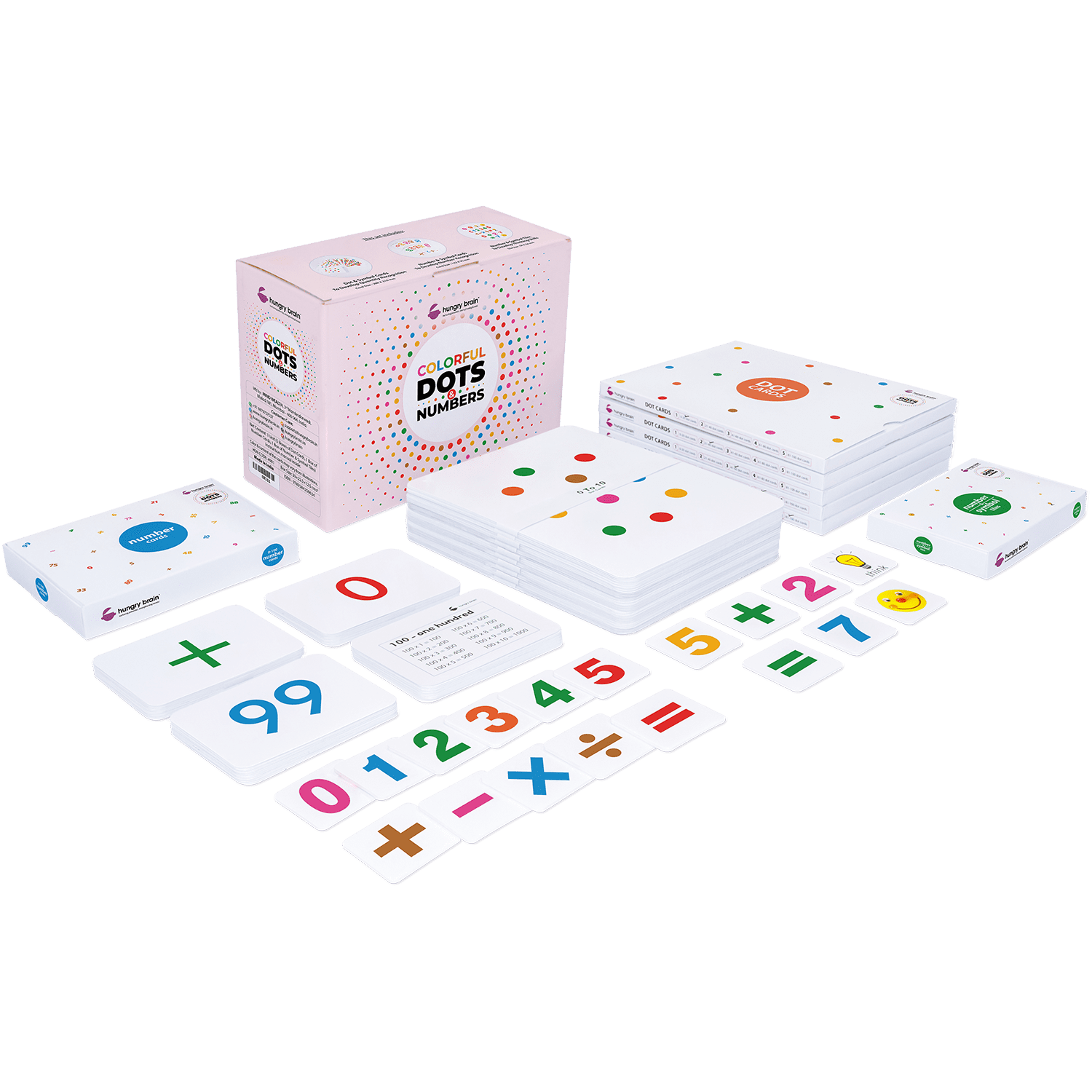 Hungry Brain Colorful Dots & Numbers Maths Program for Early Learning ...