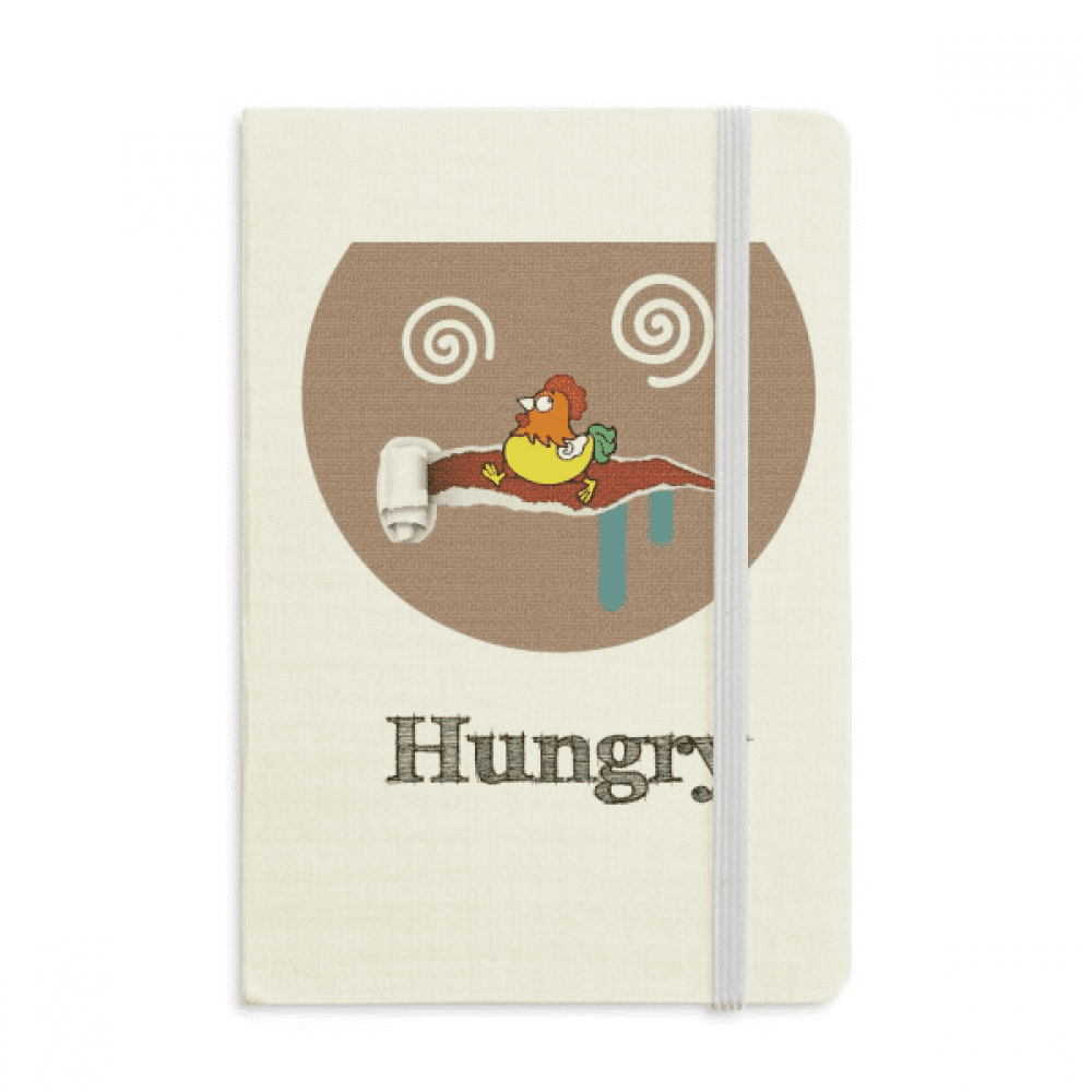 Hungry Brown Emotion Dizzy Chicken Notebook Official Fabric Hard Cover ...