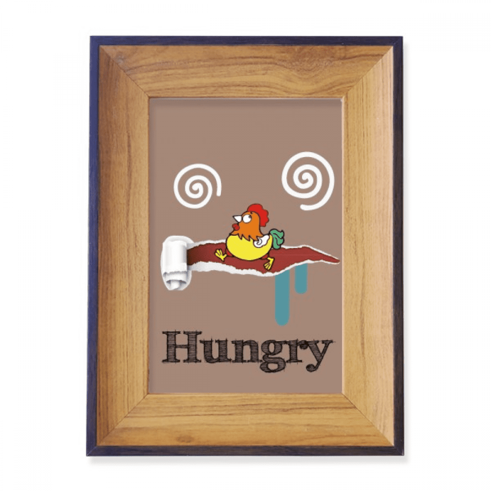Hungry Brown Emotion Dizzy Chicken Photo Frame Exhibition Display Art ...