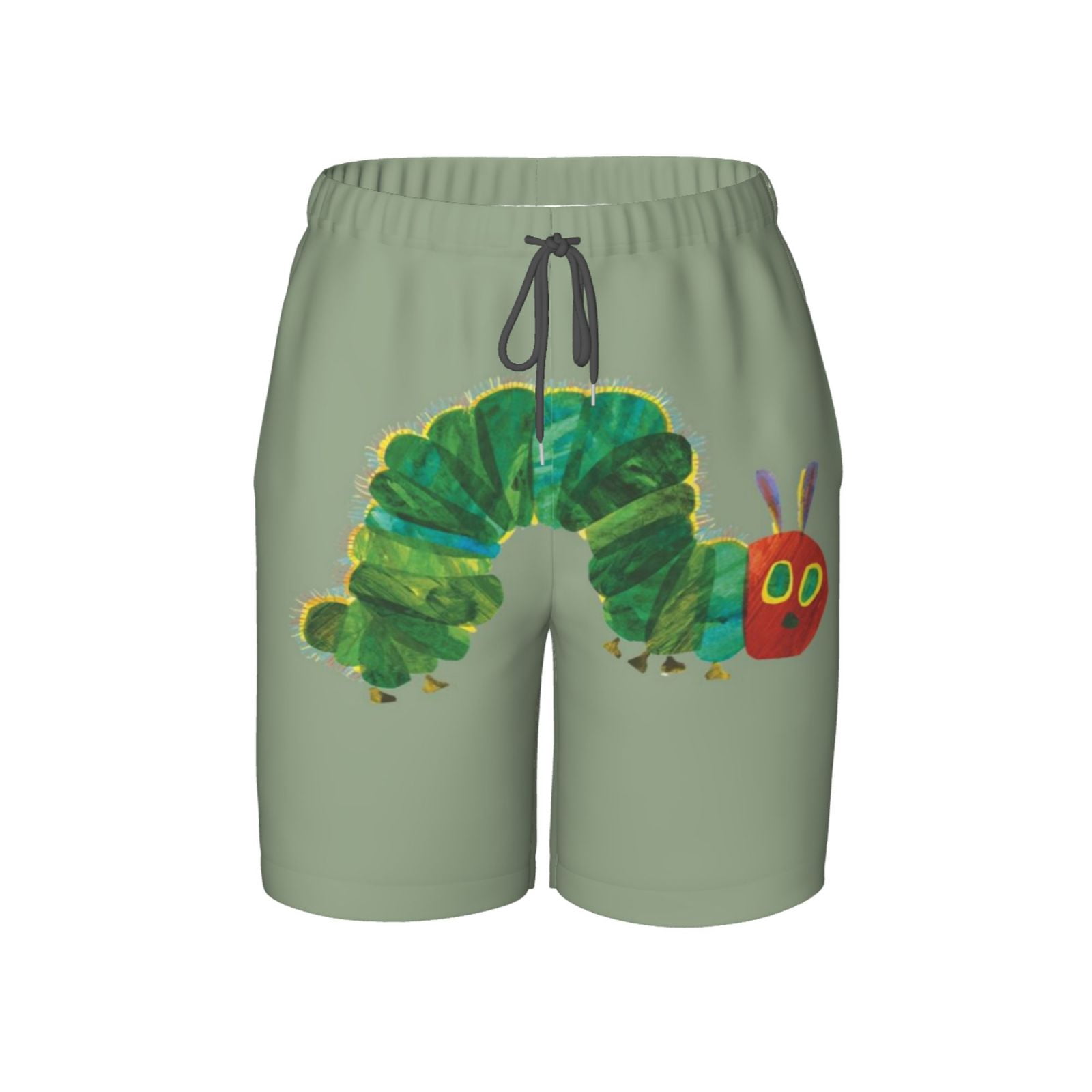 Hungry Caterpilla Swim Trunks for Boys Beach Short with Drawstring ...