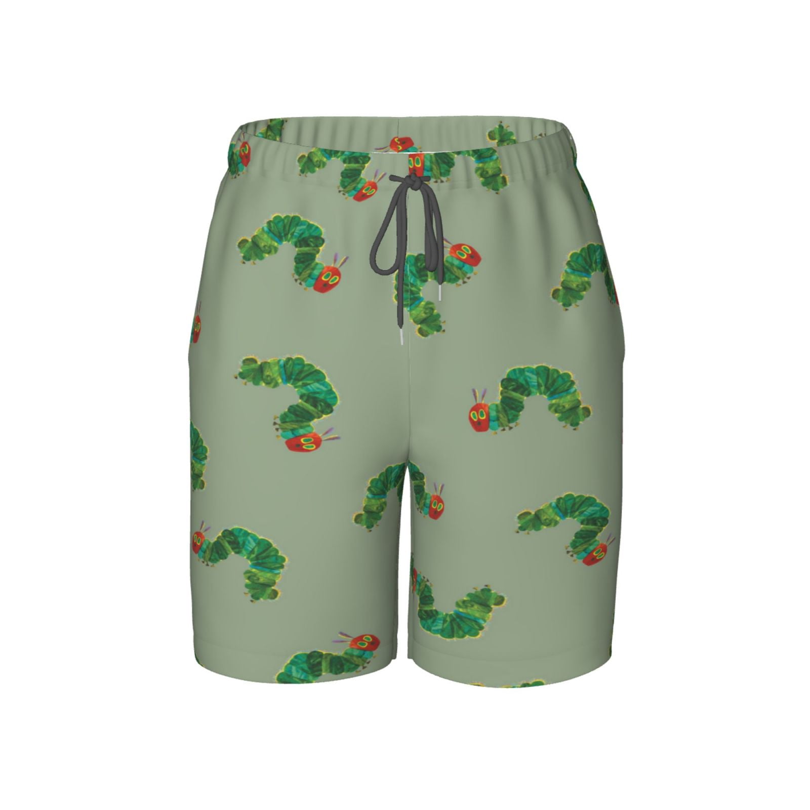 Hungry Caterpilla Swim Trunks for Boys Beach Short with Drawstring ...