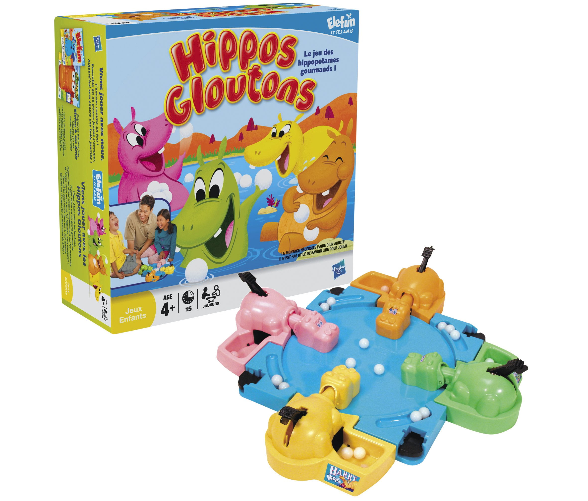 Hungry Hungry Hippos Tabletop EC36 Game (Packaging May Vary) - Walmart.com