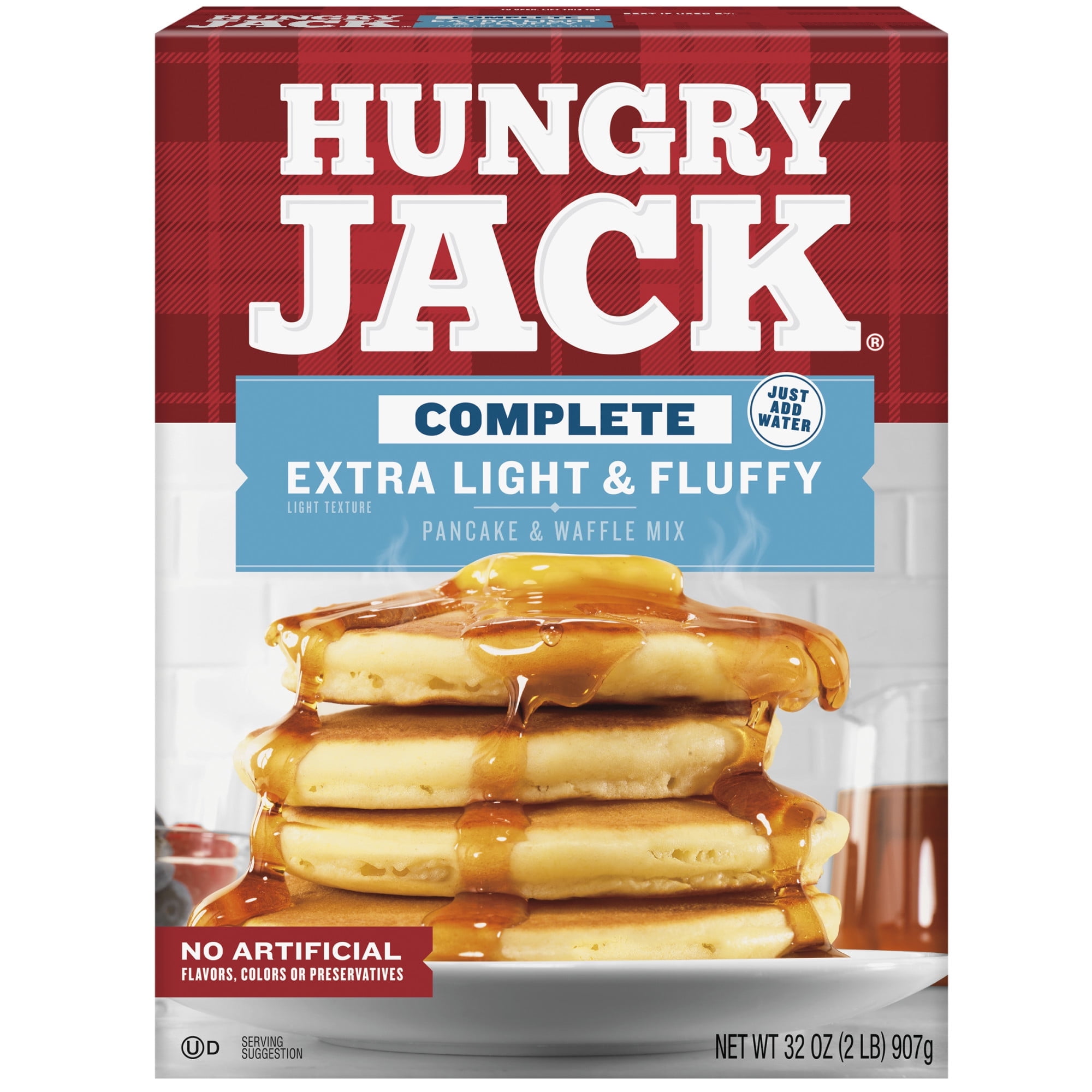 Hungry Jack Complete Extra Light and Fluffy Pancake Mix and Waffle Mix ...