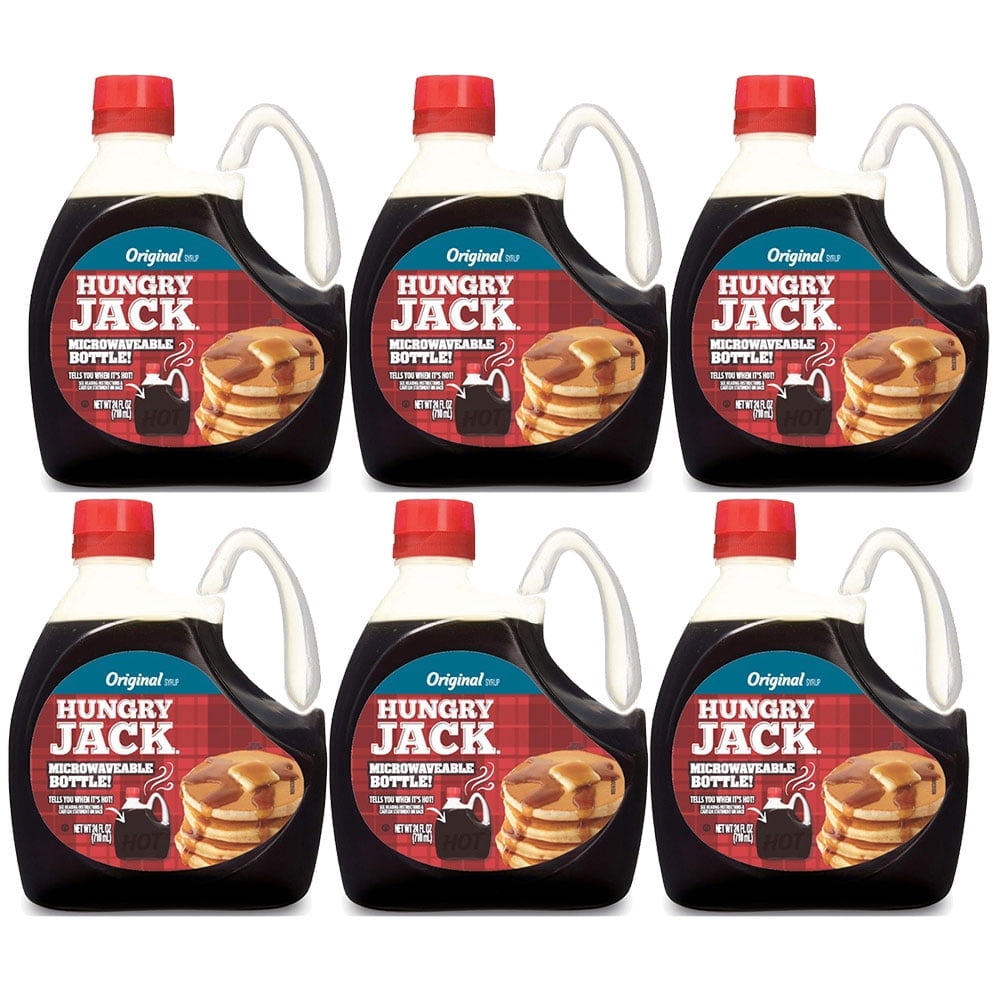 Hungry Jack Syrup, Original, 14.5 oz - Palatize Pack of 6 - Walmart.com