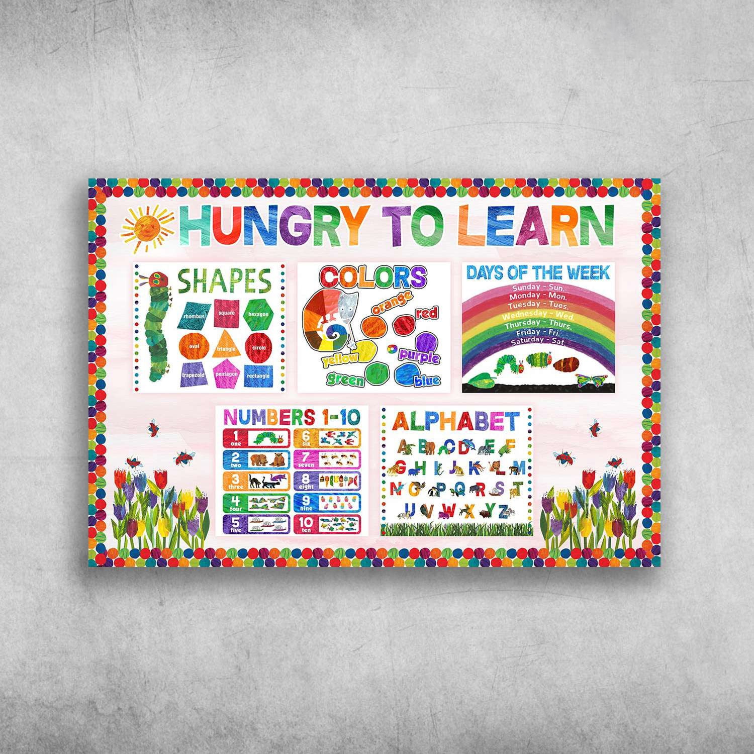 Hungry To Learn, Back To School, Shapes, Color, Days Of The Week ...