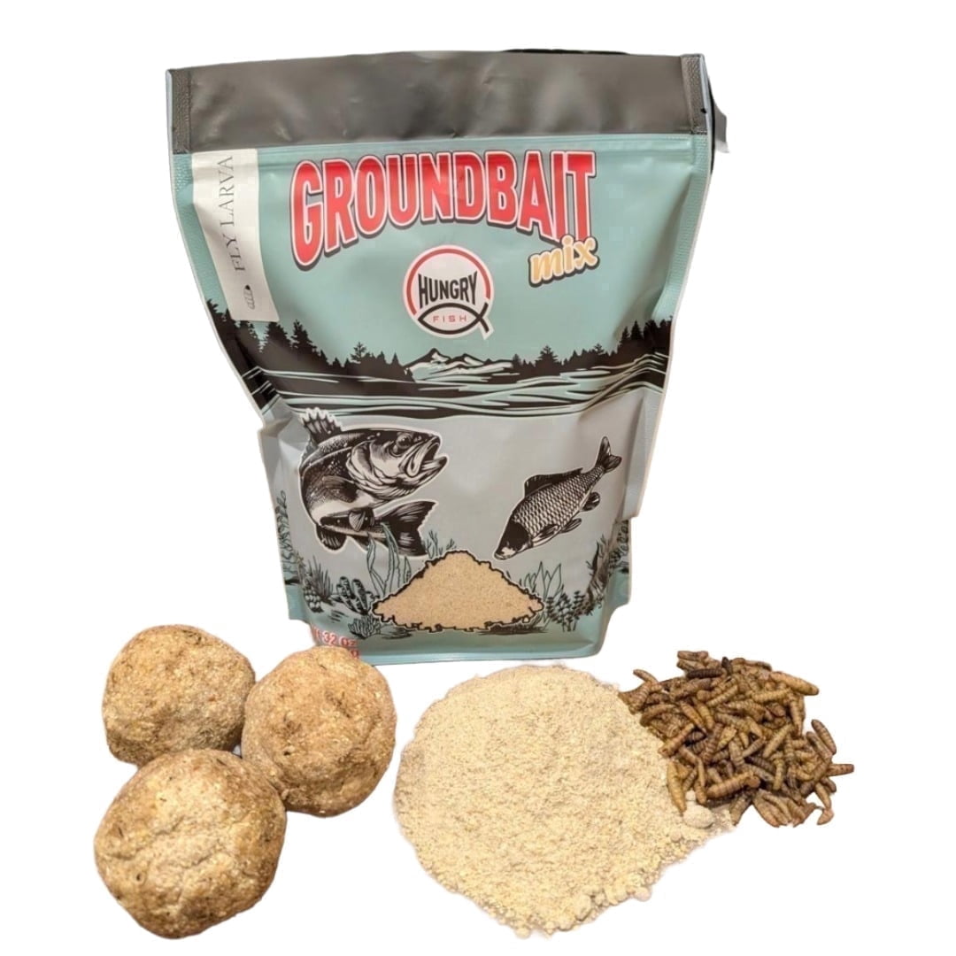 HungryFish Fly Larva Groundbait Chum Mix for Carp Fishing Bait ...